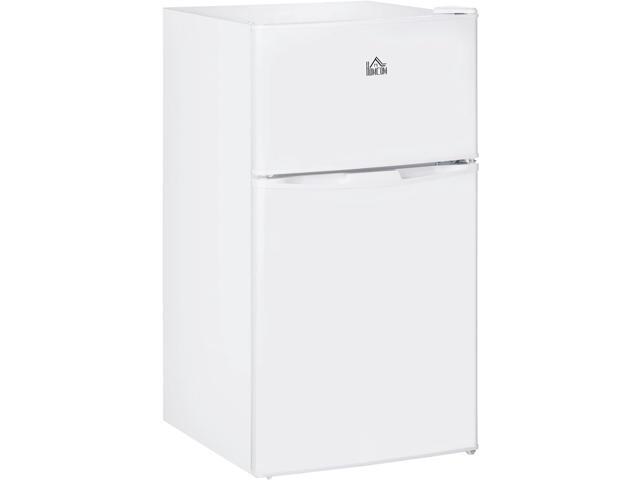 Click here for HOMCOM 3.2 Cu. Ft Mini Fridge with Freezer  Double... prices