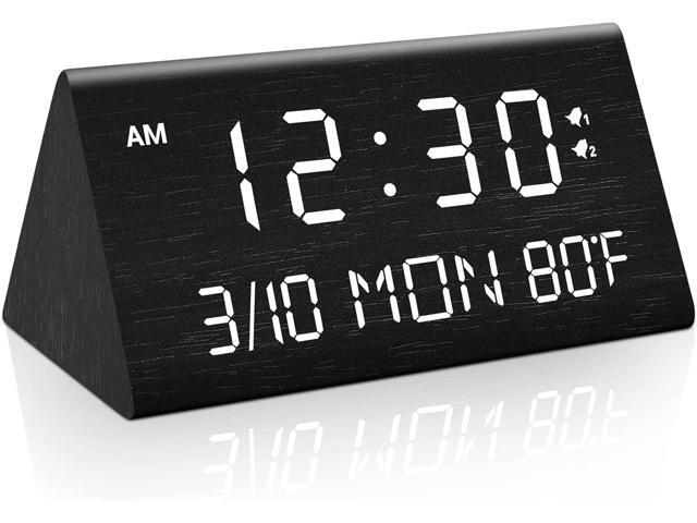 Click here for Wooden Digital Alarm Clock  0-100 Dimmer  2 Alarm... prices