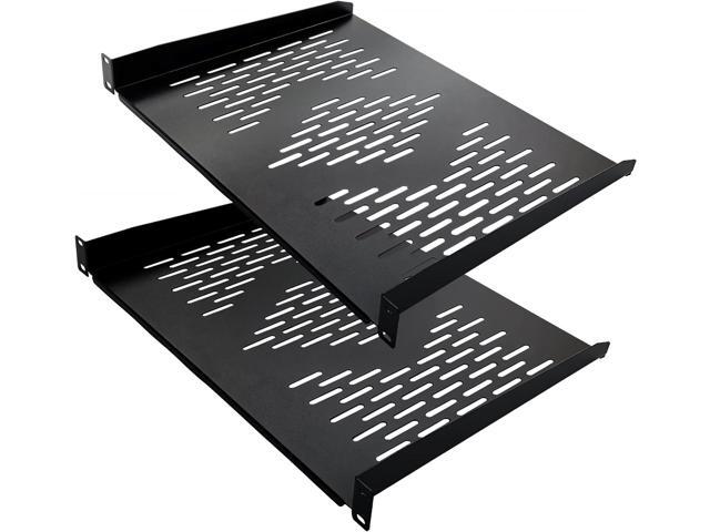 Click here for RIVECO 2 Pieces 1U Rack Shelves 19 Tray Cabinet Mo... prices