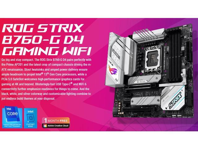 Click here for ASUS ROG STRIX B760-G GAMING D4 motherboard WIFI I... prices