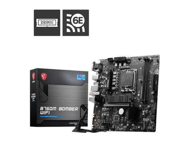 Click here for MSI B760M BOMBER WIFI motherboard Supports 12th/13... prices