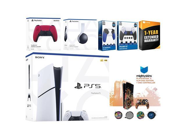 Click here for Sony Playstation 5 Slim Disc with White Pulse Head... prices