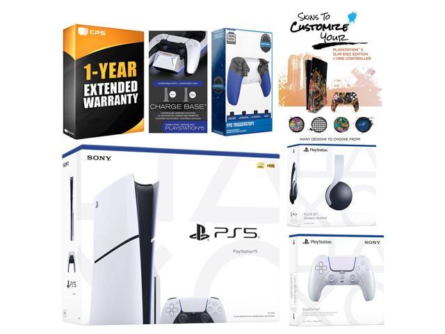 Click here for Sony Playstation 5 Slim Disc with White Pulse Head... prices