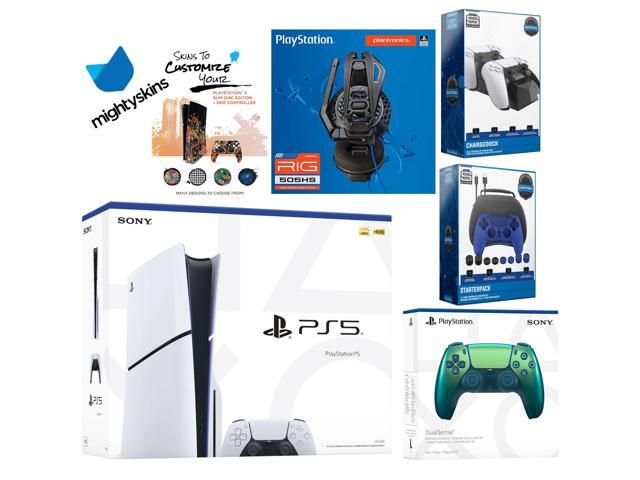 Sony Playstation 5 Slim Disc Bundle with Extra - Chroma pearl