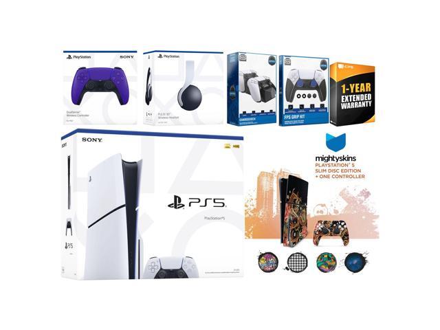 Click here for Sony Playstation 5 Slim Disc with White Pulse Head... prices