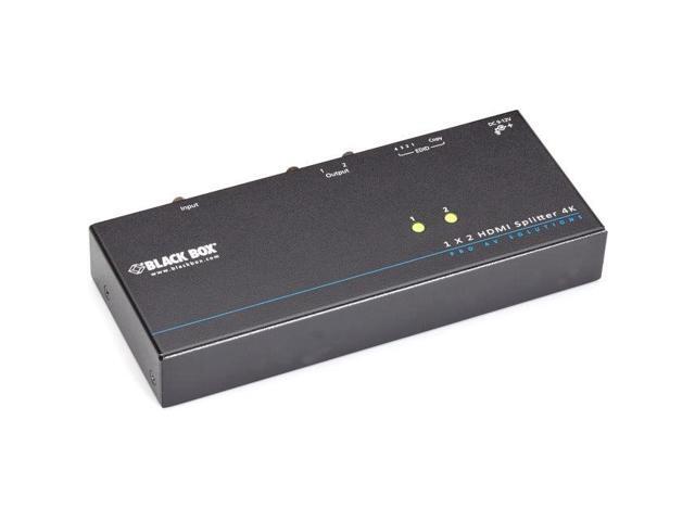 Click here for Black Box 1X2 4K HDMI Splitter VSP-HDMI1X2-4K prices