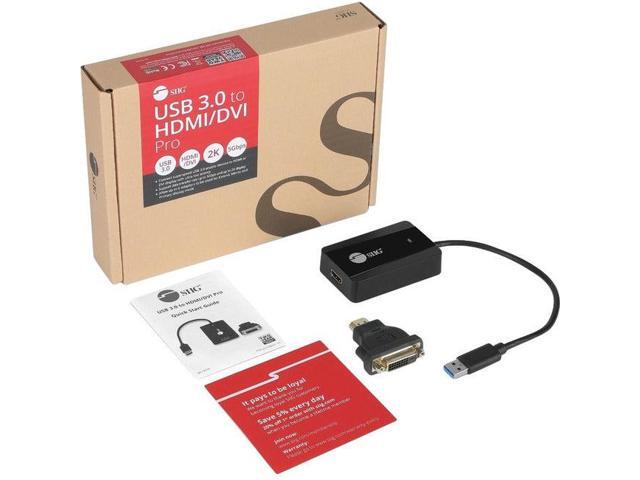 Click here for SIIG USB 3.0 to HDMI - DVI Video Adapter Pro prices
