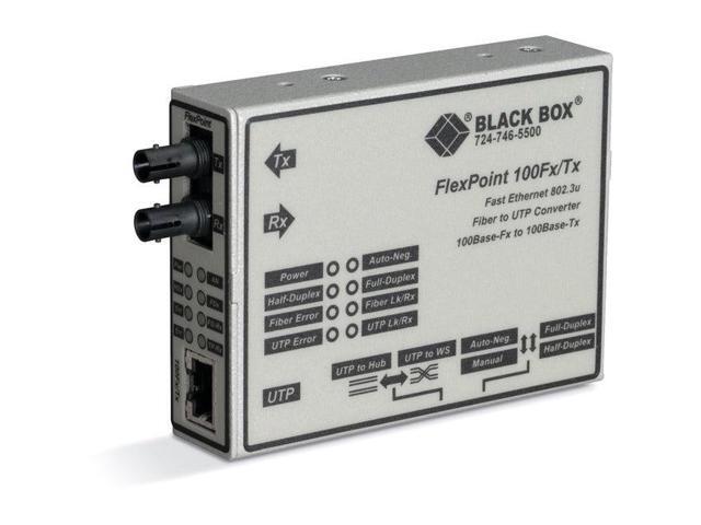 Click here for Black Box FlexPoint 100BASE-TX to 100BASE-FX Media... prices