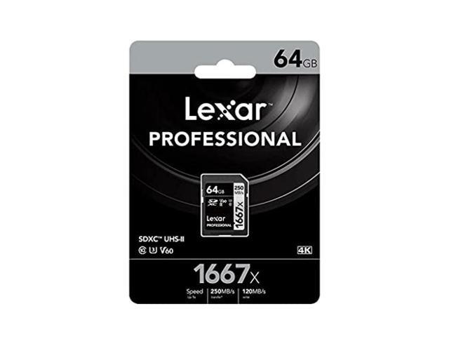Click here for Original Lexar 1667x V60 250MB/s Flash Memory sd c... prices