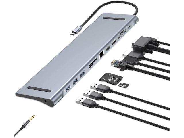 Click here for USB C Hub Docking Station Triple Display Aluminum... prices