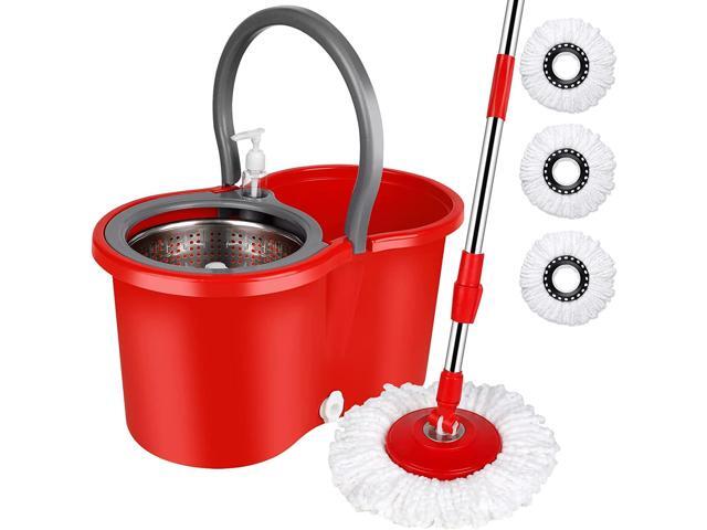 Click here for BOP 360° Spin Mop and Bucket w/wringer Set +3 Micr... prices