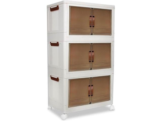 Click here for 3 Pack Collapsible Storage Cabinet Box Organizers... prices