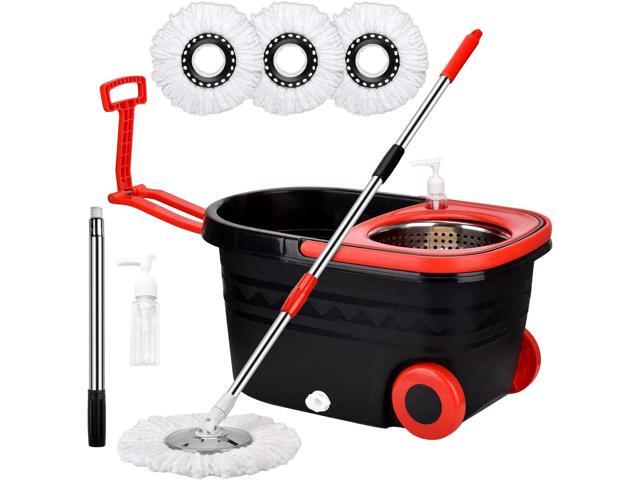 Click here for 360° Mop and Bucket with Wringer Set Stainless Ste... prices