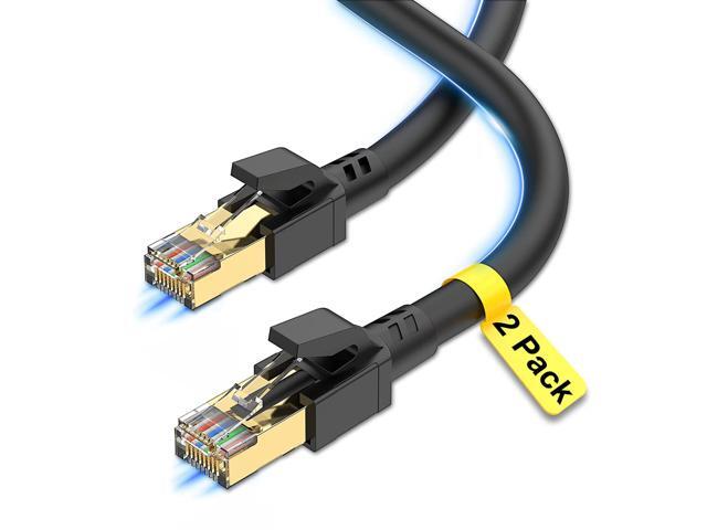 Click here for Cat 8 Ethernet Cable 6ft (2 Pack)  Outdoor & Indoo... prices