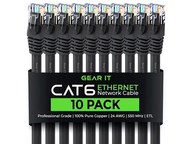 Click here for Cat 6 Ethernet Cable 1 ft (10-Pack) - Cat6 Patch C... prices