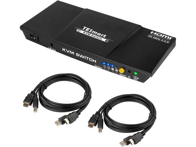 Click here for HDMI 4K@60Hz Ultra HD 2x1 HDMI KVM Switch 3840x216... prices