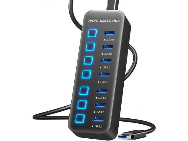 Click here for USB Hub 3.0 7 Port  USB Data Hub Splitter with LED... prices