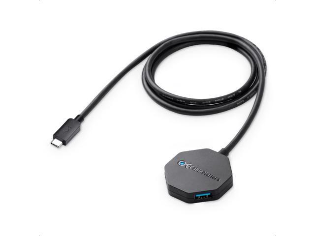 Click here for Cable Matters Ultra Mini 4 Port USB C Hub with Lon... prices