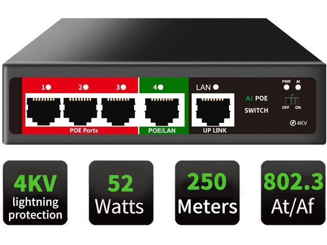 Click here for STEAMEMO 5 Port PoE+ Switch Easy Smart Managed Eth... prices