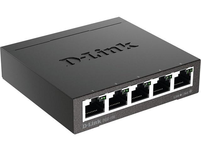 Click here for D-Link DGS-105/B 5-Port Gigabit Unmanaged Metal De... prices