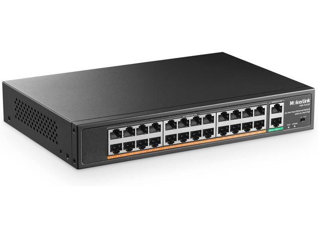 Click here for MokerLink 24 Port PoE Switch with 2 Gigabit Uplink... prices