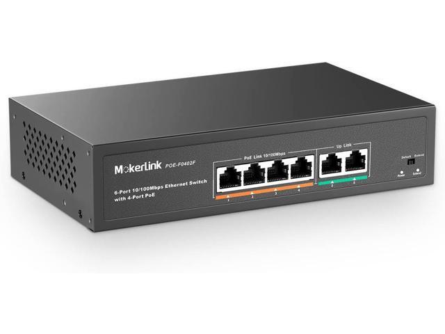 Click here for MokerLink 6 Port PoE Switch with 4 Ports PoE+  2 F... prices