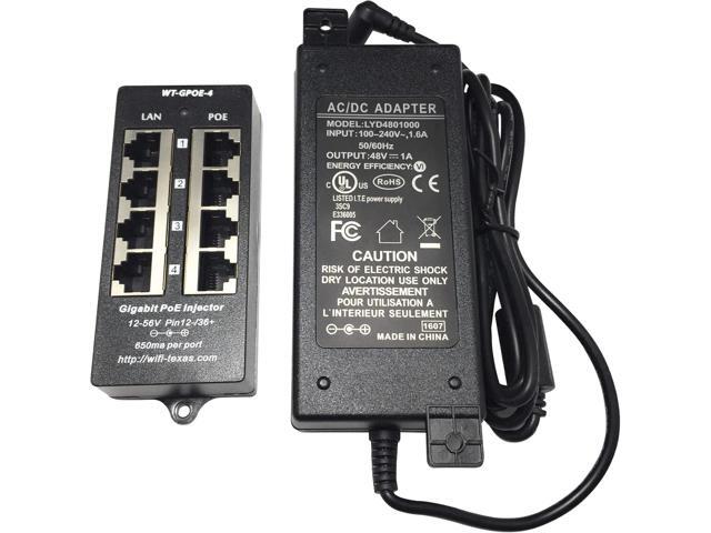 Click here for PoE Texas 4 Port PoE Injector - Gigabit Passive Po... prices