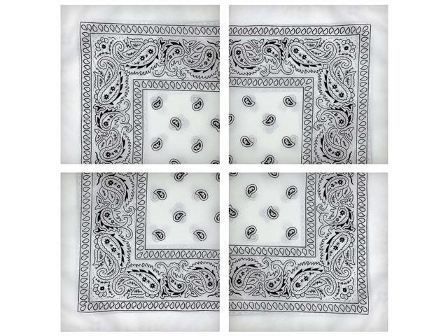 Click here for 4pk Bandana Handkerchief Scarf Headband Hair Tie H... prices