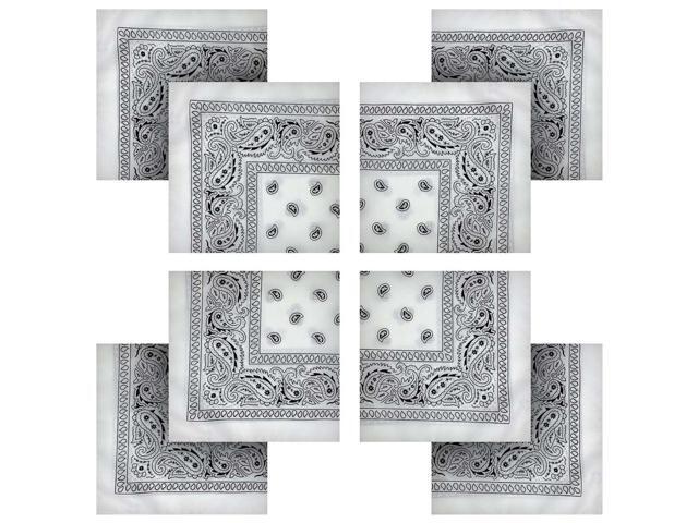 Click here for 8pk Bandana Handkerchief Scarf Headband Hair Tie H... prices