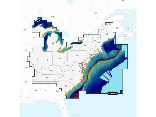 Click here for Garmin NVUS007R Navionics+ Vision+ U. S. East micr... prices