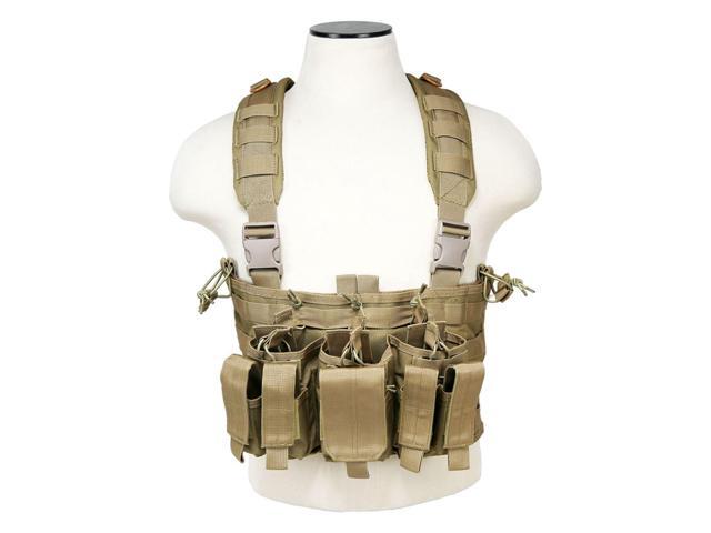 Click here for NcSTAR Vest AR and Pistol Chest Rig Tan prices