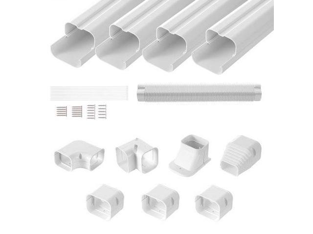 Click here for Mini Split Line Set Cover 3-inch W 15.8Ft L  PVC D... prices
