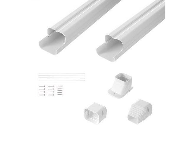 Click here for Mini Split Line Set Cover 3-inch W 7.4Ft L  PVC De... prices