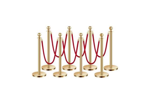 Click here for VEVOR Stanchions and Velvet Ropes 8Pcs  Hollow Bas... prices