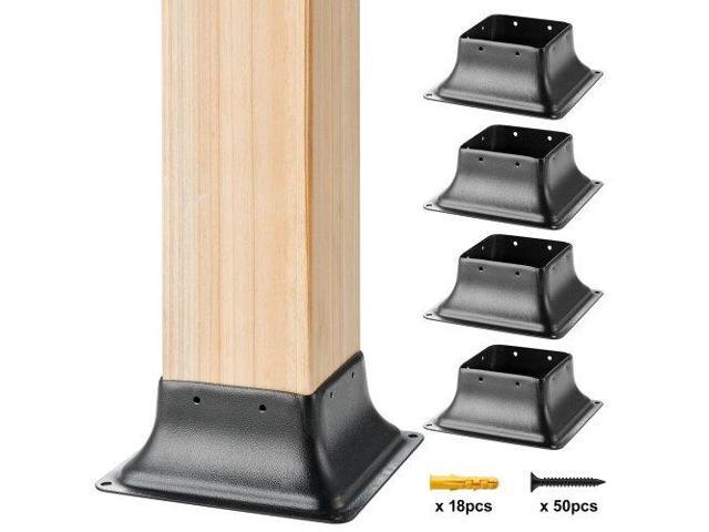 Click here for VEVOR 4x4 Post Base 4Pcs  Internal 3.6x3.6 Heavy D... prices