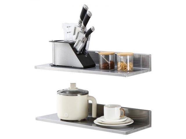 Click here for VEVOR 8.6 x 24 Stainless Steel Shelf  Wall Mounted... prices