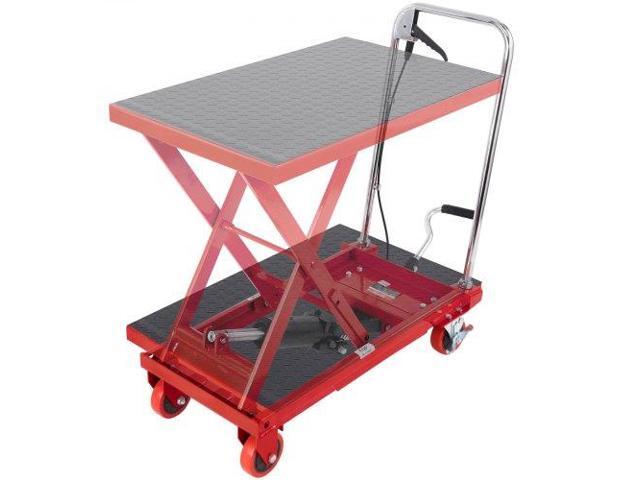 Click here for VEVOR Hydraulic Lift Table Cart  500lbs Capacity 2... prices