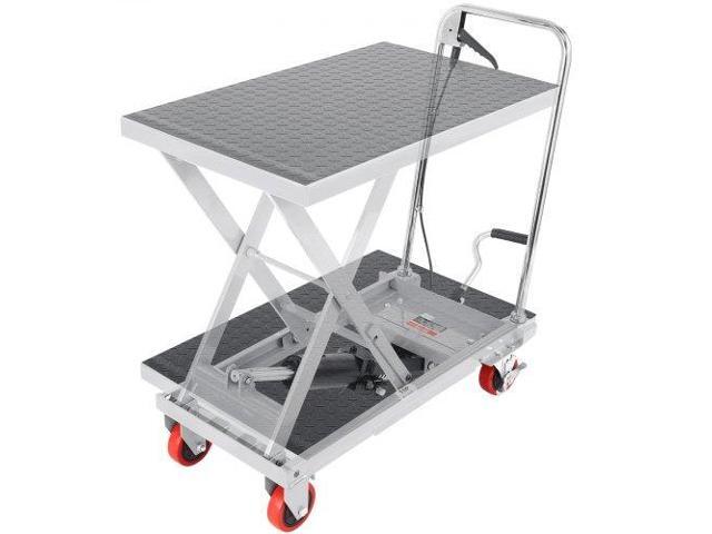 Click here for VEVOR Hydraulic Lift Table Cart  500lbs Capacity 2... prices