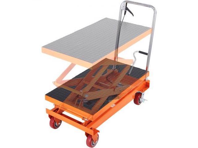 Click here for VEVOR Hydraulic Lift Table Cart  770lbs Capacity 5... prices