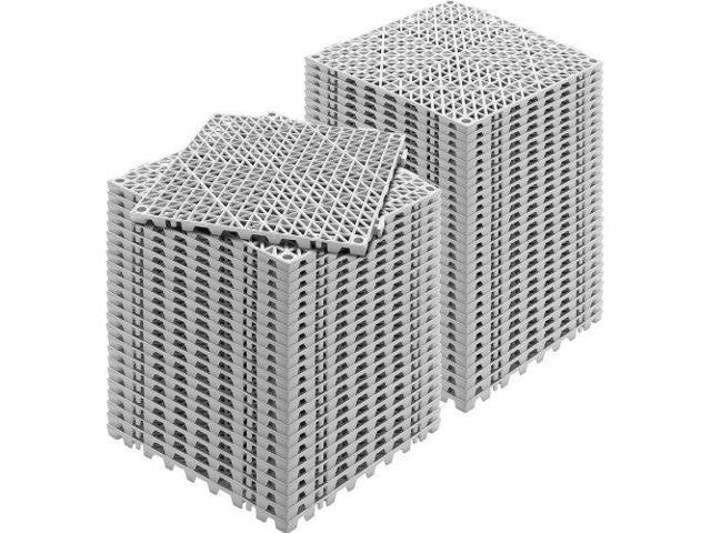 Click here for VEVOR Interlocking Tile 55PCS Grey  Drainage Tiles... prices