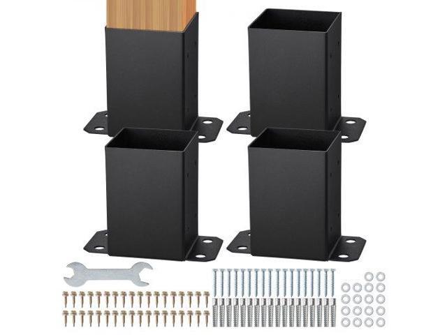Click here for VEVOR 4 Pack 4x4 Post Base Brackets Heavy Duty Woo... prices