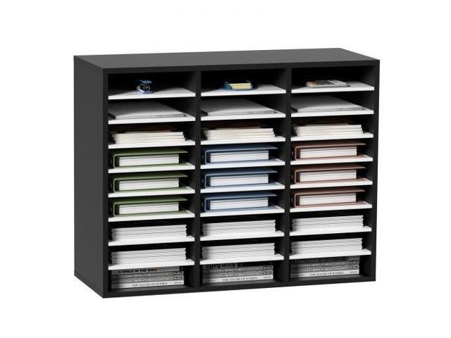 Click here for VEVOR 27 Compartments Wood Literature Organizer  A... prices