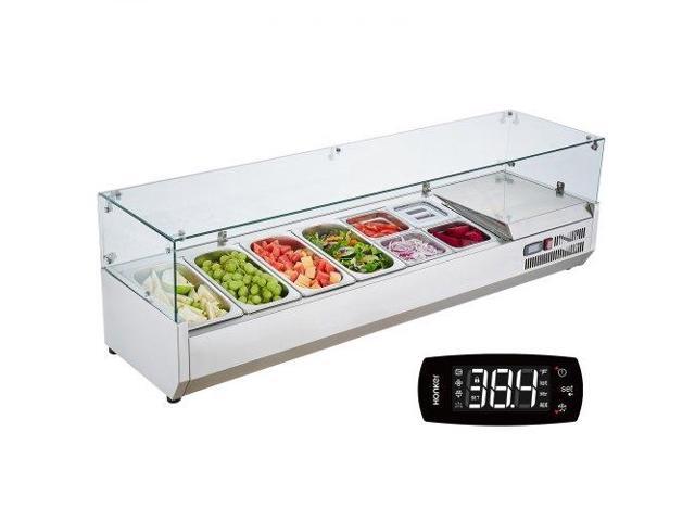 Click here for VEVOR Refrigerated Condiment Prep Station  150 W C... prices