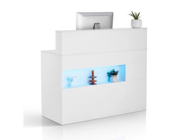 Click here for VEVOR Reception Desk Rectangular Front Counter Tab... prices