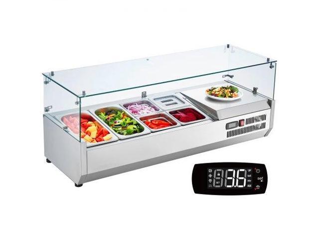 Click here for VEVOR Refrigerated Condiment Prep Station  135 W C... prices
