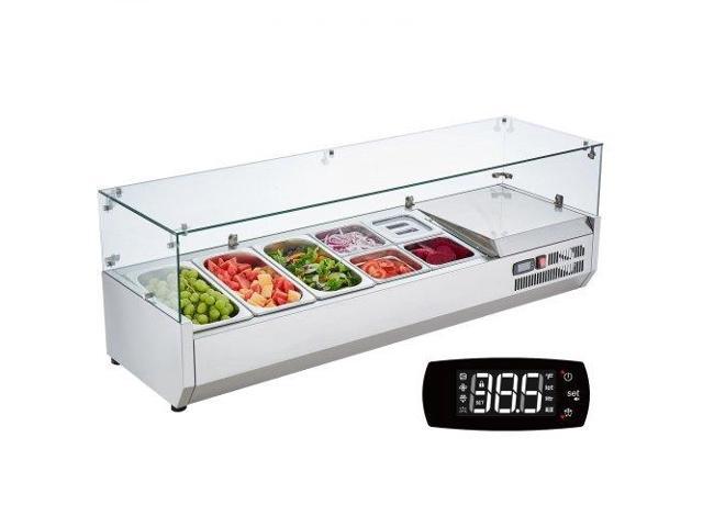 Click here for VEVOR Refrigerated Condiment Prep Station  140 W C... prices