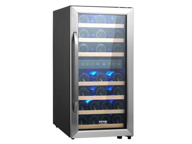 Click here for VEVOR 33-Bottle Wine Cooler Dual Zone Freestanding... prices
