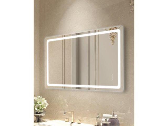Click here for VEVOR LED Bathroom Mirror 3 Colors Anti-fog Wall M... prices