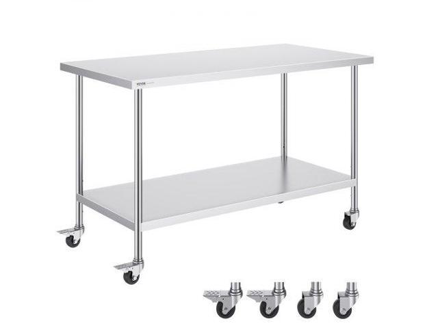 Click here for VEVOR Stainless Steel Work Table 30 x 60 x 38 Inch... prices