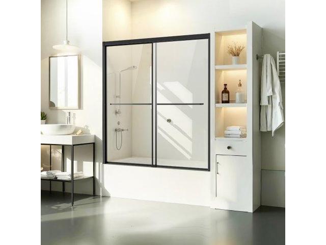 Click here for VEVOR Bathtub Shower Door 50-60 in. W x 60 in. H S... prices